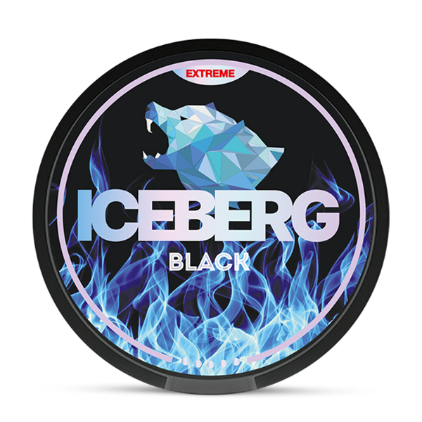 ICEBERG Black Extreme Snus - Nu met Volumekorting!!