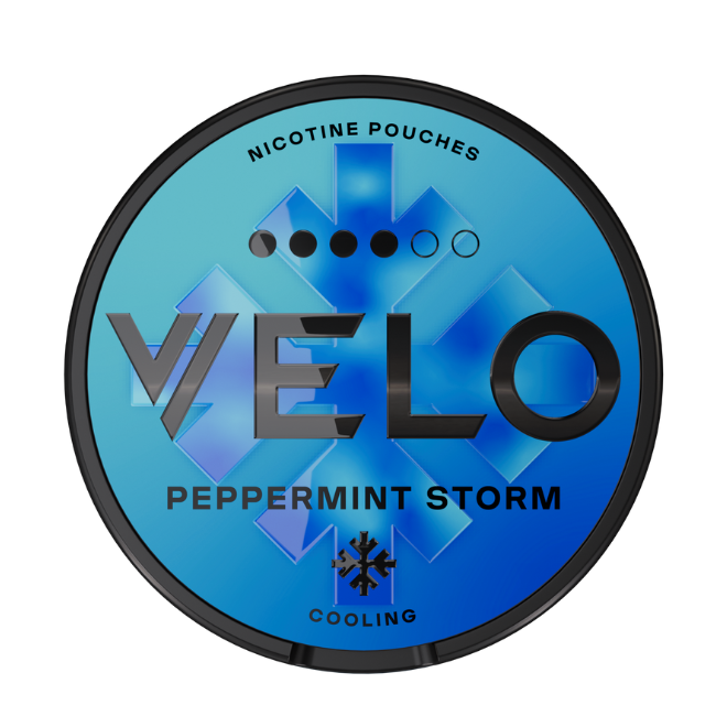 Velo Peppermint Storm Snus - Nu met Volumekorting!!